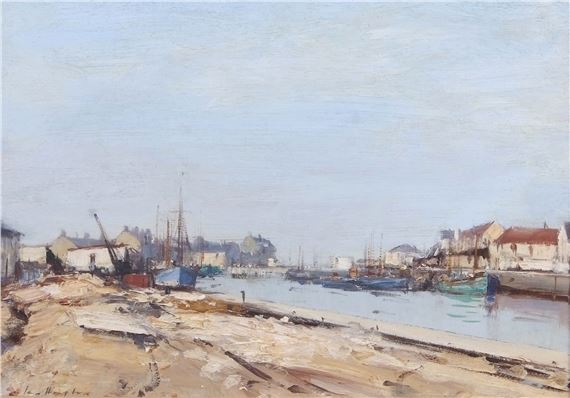 Ian Houston | The Inner Harbour Port en Bessin (1972) | MutualArt