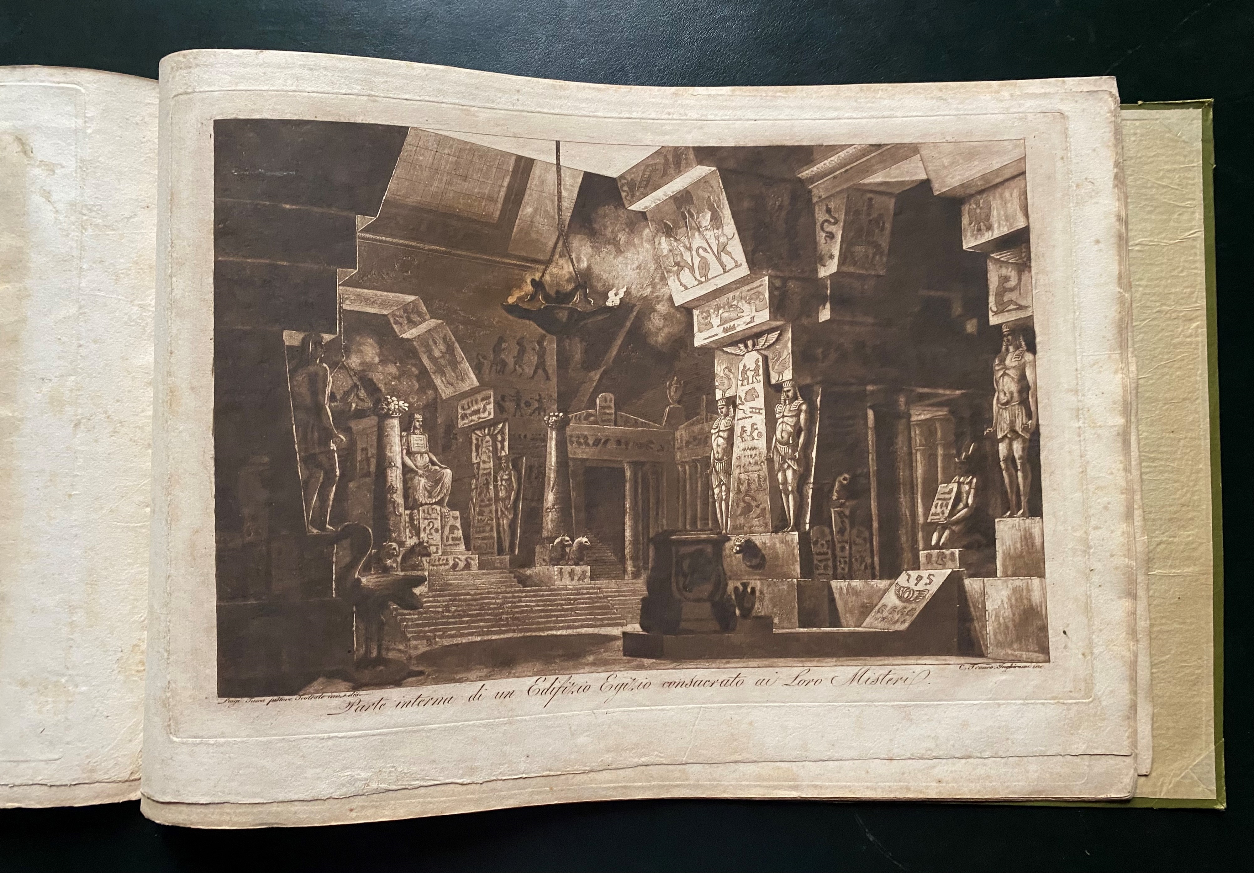 Francesco Inghirami | Collection of eight designs for theatrical ...