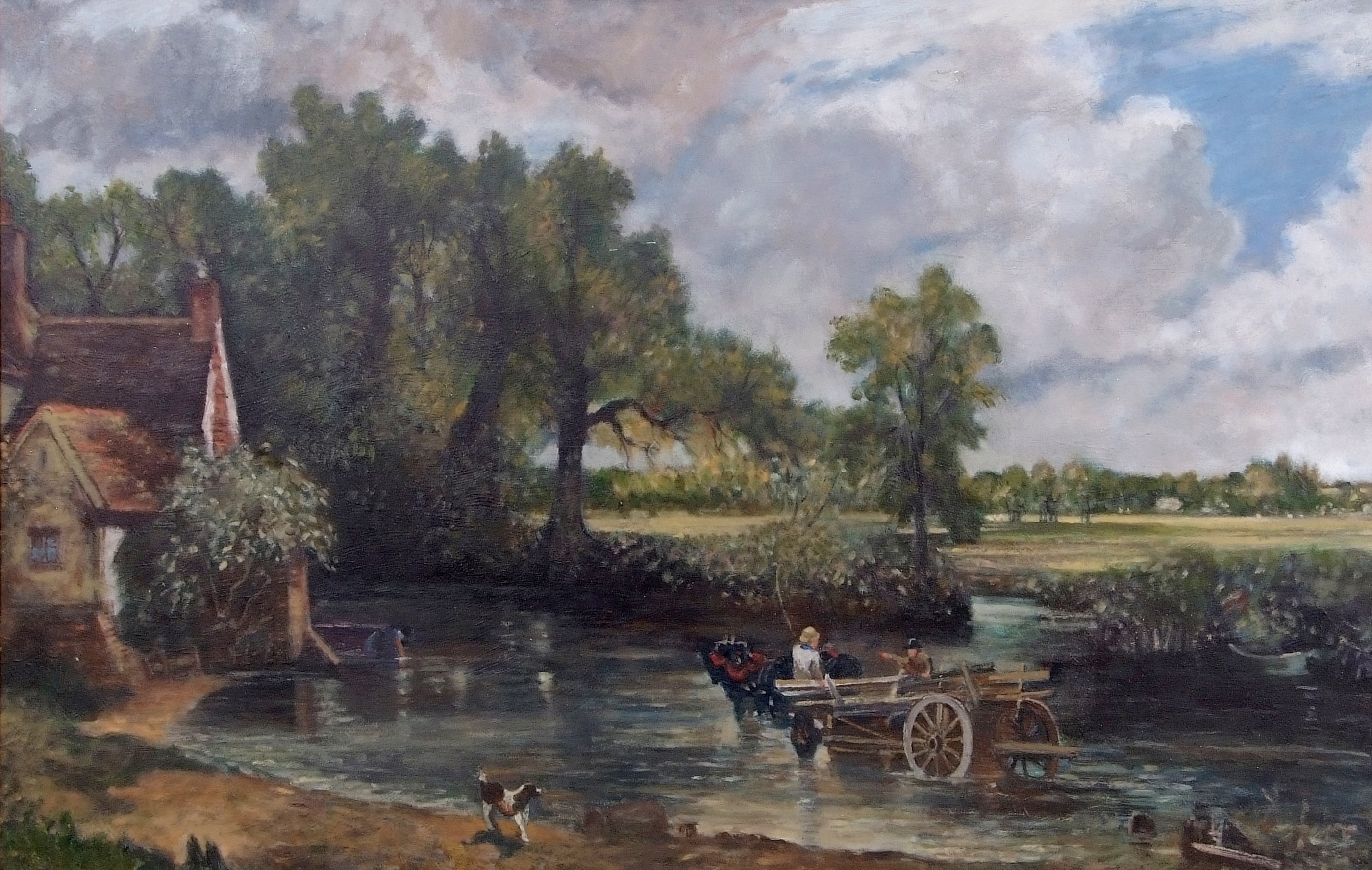 John Constable | The Haywain | MutualArt