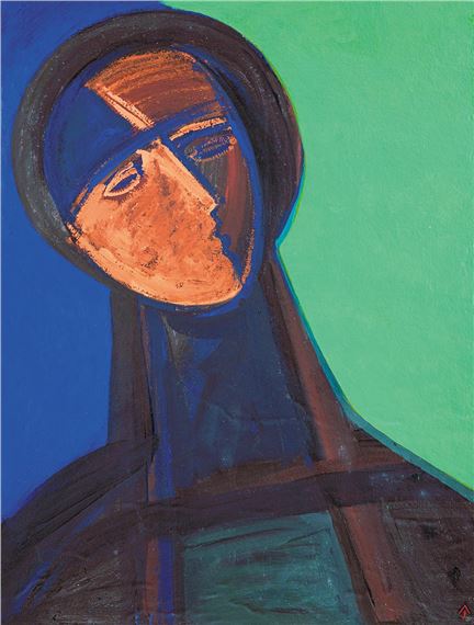 János Aknay | Painter-Angel (2007) | MutualArt