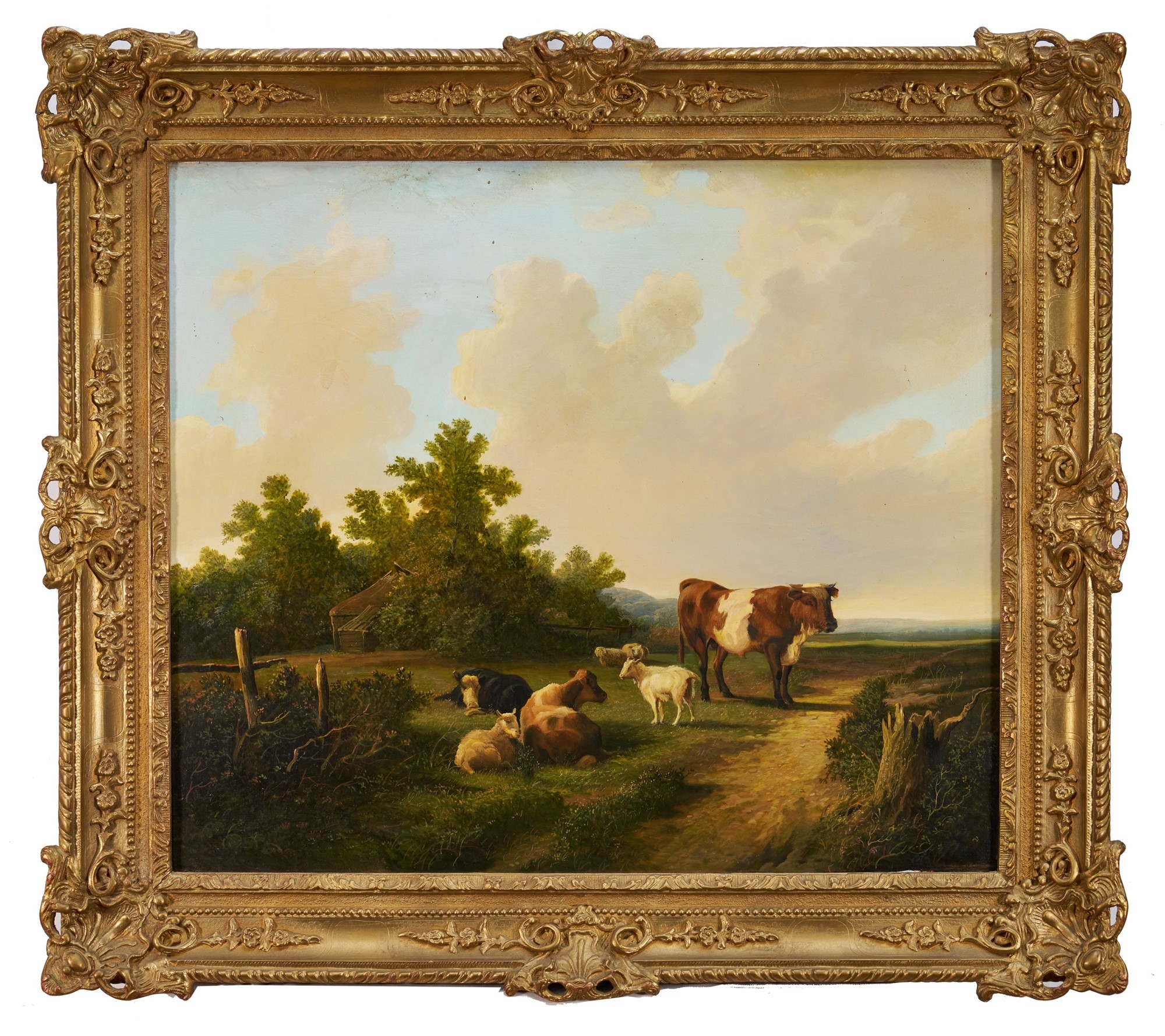 Andre de Moller | Livestock in an Arcadian Landscape | MutualArt