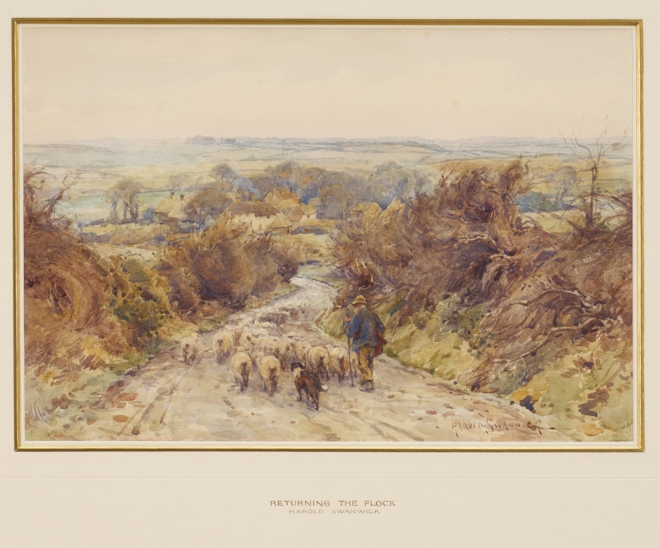 Joseph Harold Swanwick | Returning the Flock | MutualArt