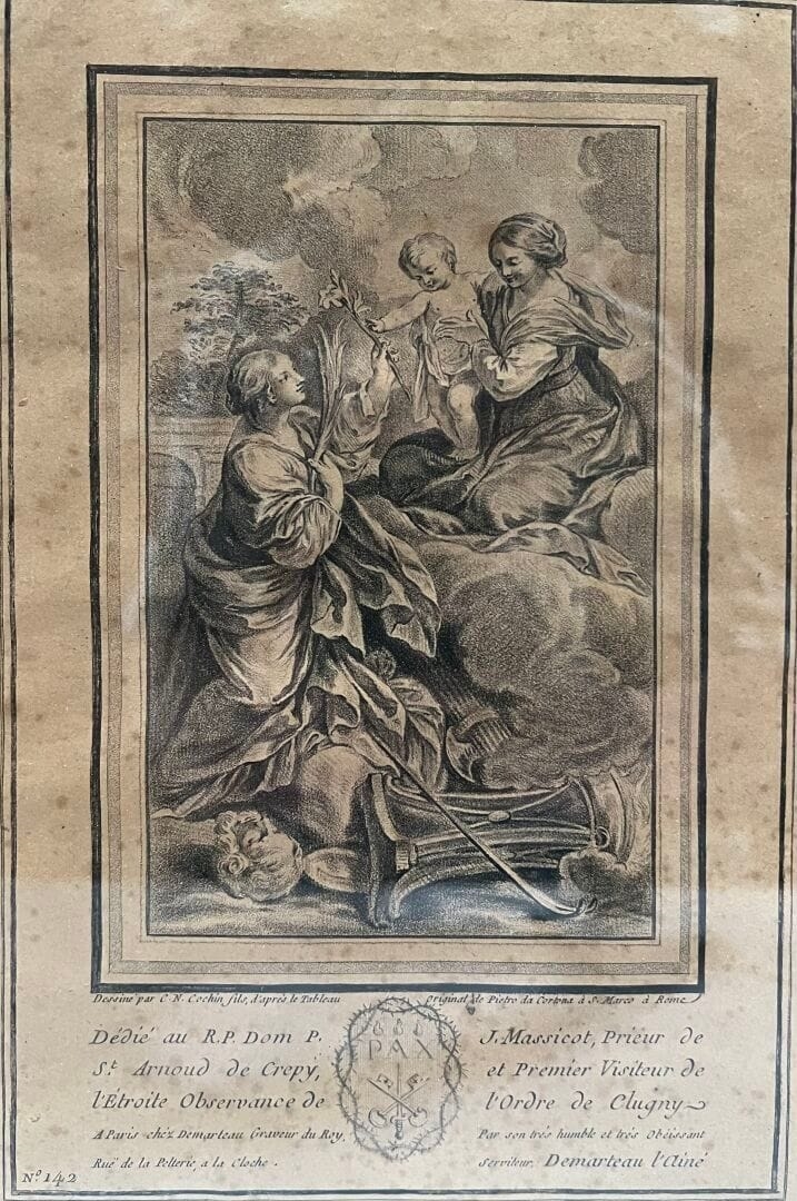 Pietro da Cortona | Adoration of the Virgin Engraving | MutualArt