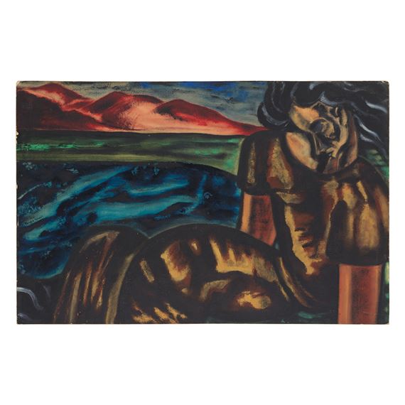 Fouad Kamel | Portrait of the Artists Sister Kadriya Kamel (1941 ...