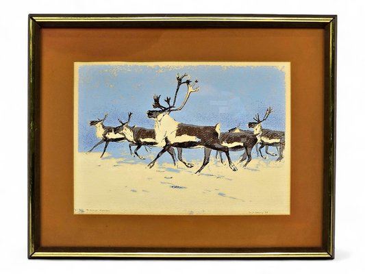 William D. Berry | Running Caribou | MutualArt