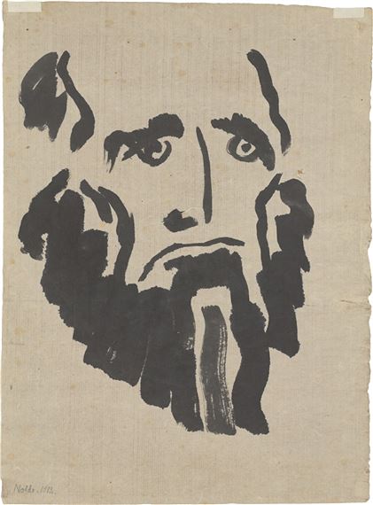 Emil Nolde | Prophet (1912) | MutualArt