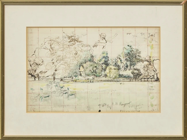 Hewitt Henry Rayner | Landscape study | MutualArt
