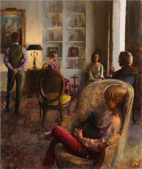 John Koch | Corner of a Living Room (1974) | MutualArt