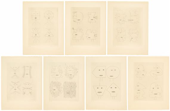Victor Brauner | Codex d'un visage, Le Point Cardinal (1963) | MutualArt