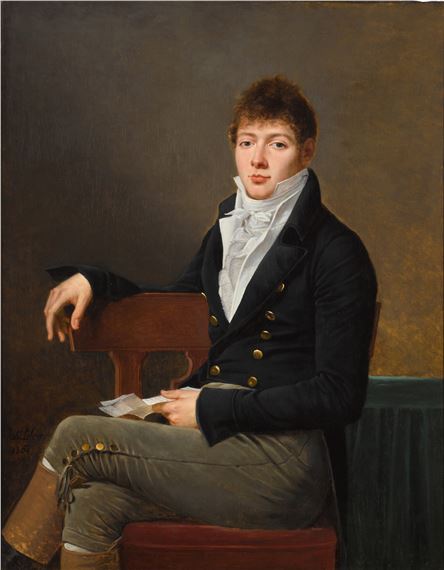 Robert-Jacques-Francois Lefèvre | Portrait of Michael Elias Meyer (1804 ...