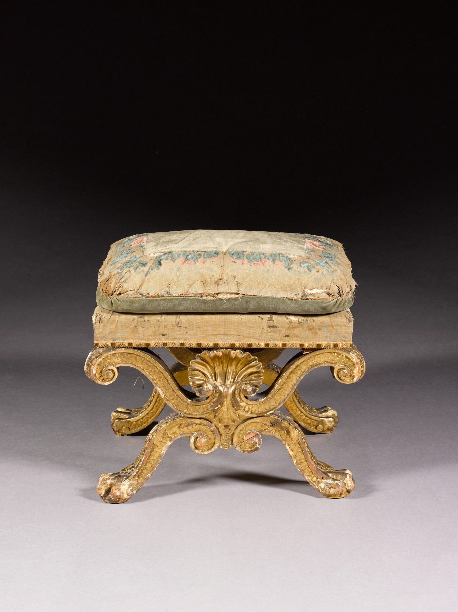 William Kent | A George II X-frame stool (1735 - 1740) | MutualArt