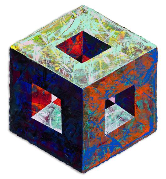 Alvin Loving | New Cube #3 (1995) | MutualArt