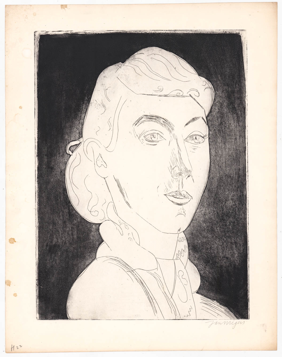 Jan Wiegers | Jan Wiegers Etching SIGNED | MutualArt