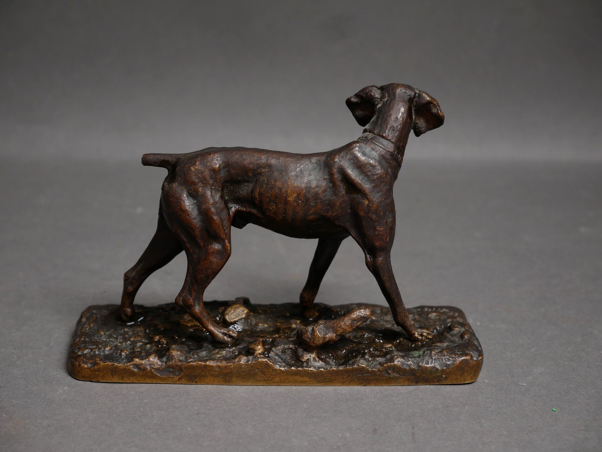Pierre-Jules Mene | Hunting dog at rest | MutualArt