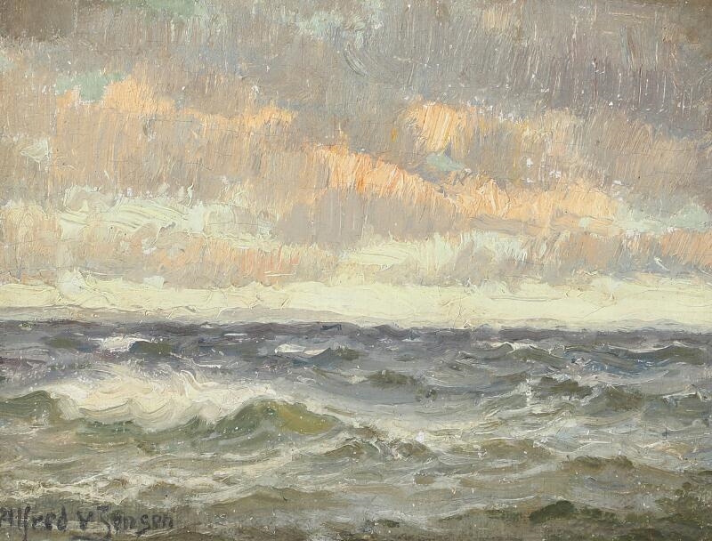 Alfred V. Jensen | Seascape | MutualArt