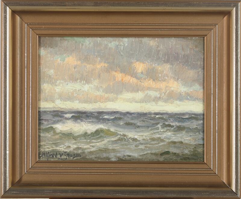 Alfred V. Jensen | Seascape | MutualArt