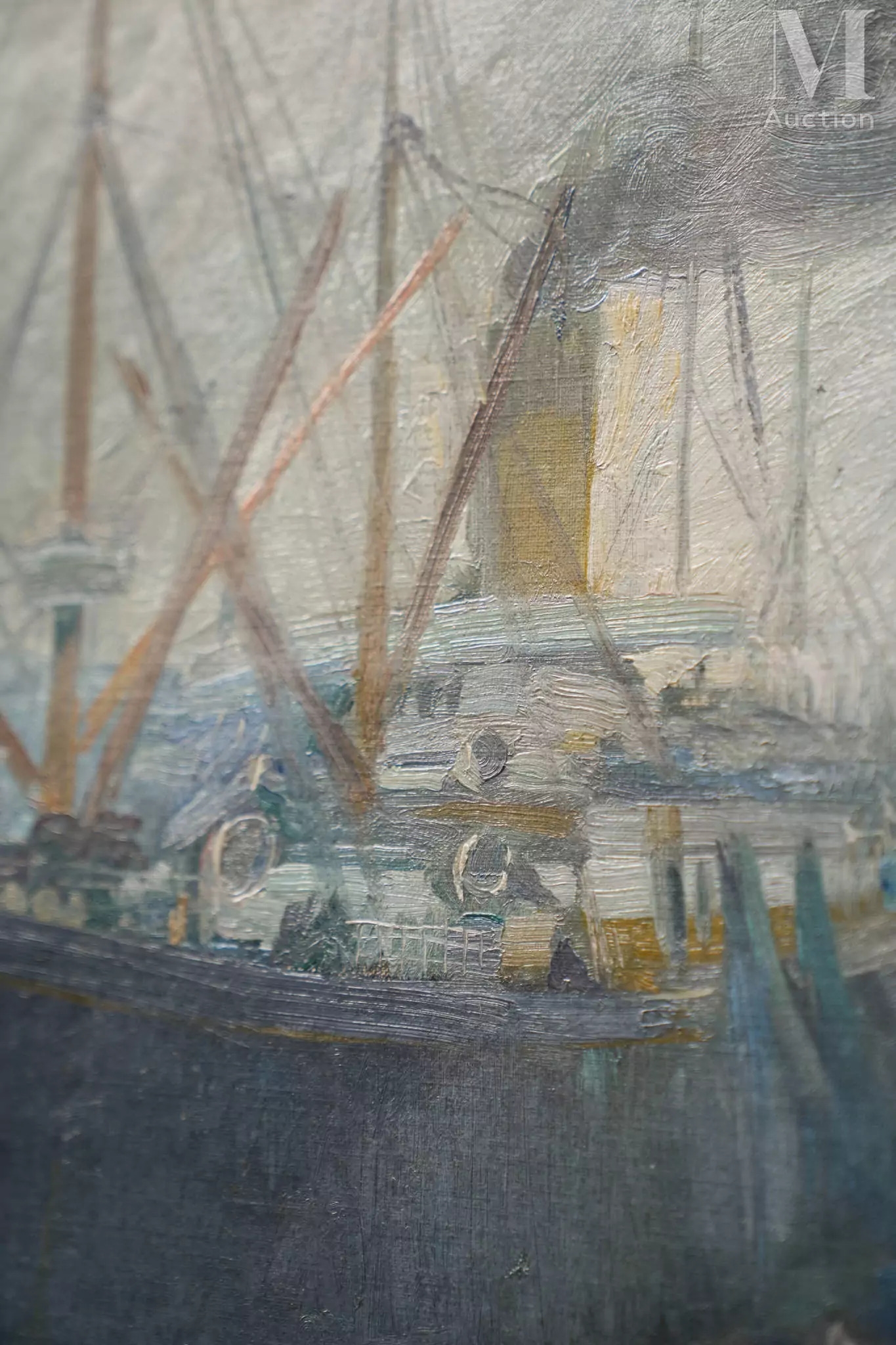 Victor Tardieu | L'entrée du paquebot | MutualArt