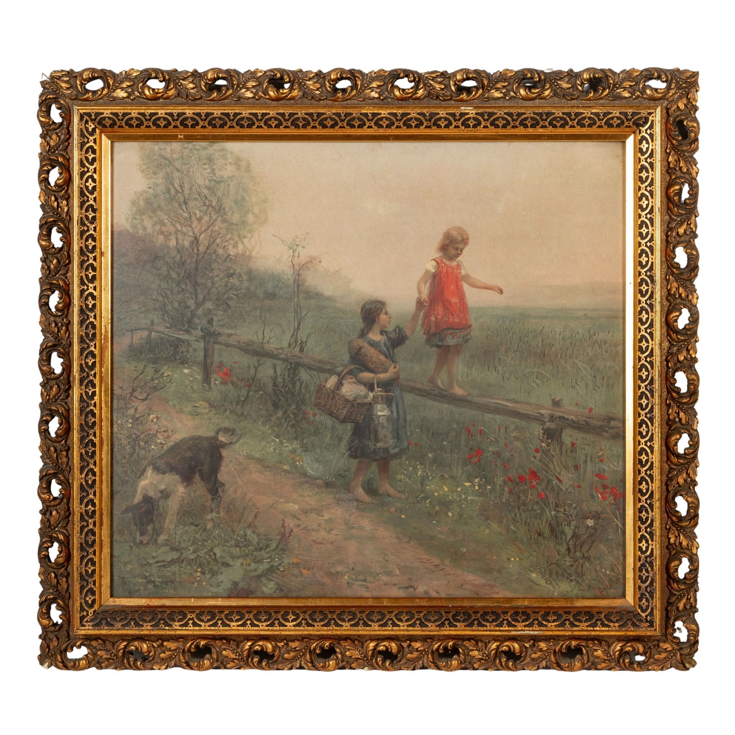 Paul Friedrich Meyerheim | Village Children (1912) | MutualArt
