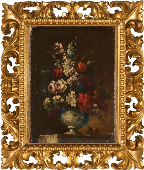Giovanni Paolo Castelli | Natura morta con vaso di fiori | MutualArt