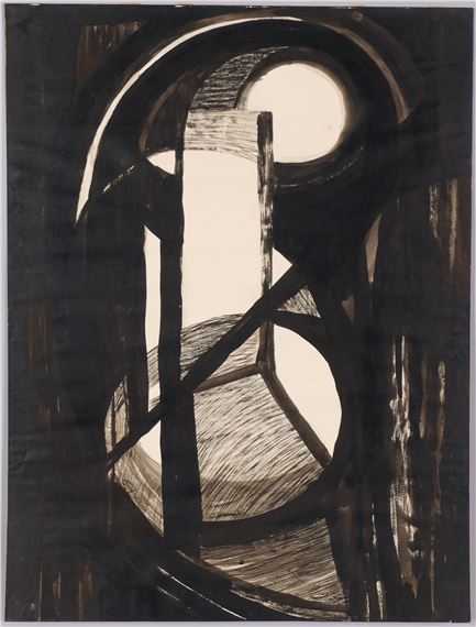 Joseph Lacasse | Untitled abstract (1960) | MutualArt