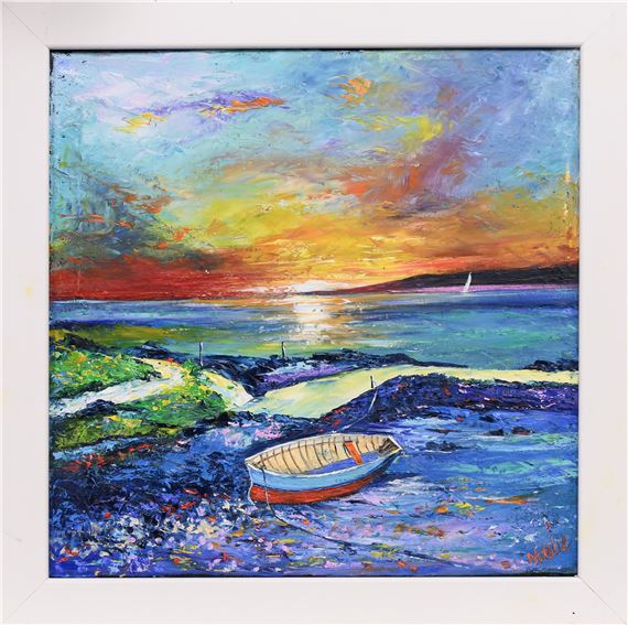 Natalie Souter | SUNSET ON BARRA COAST (2025) | MutualArt