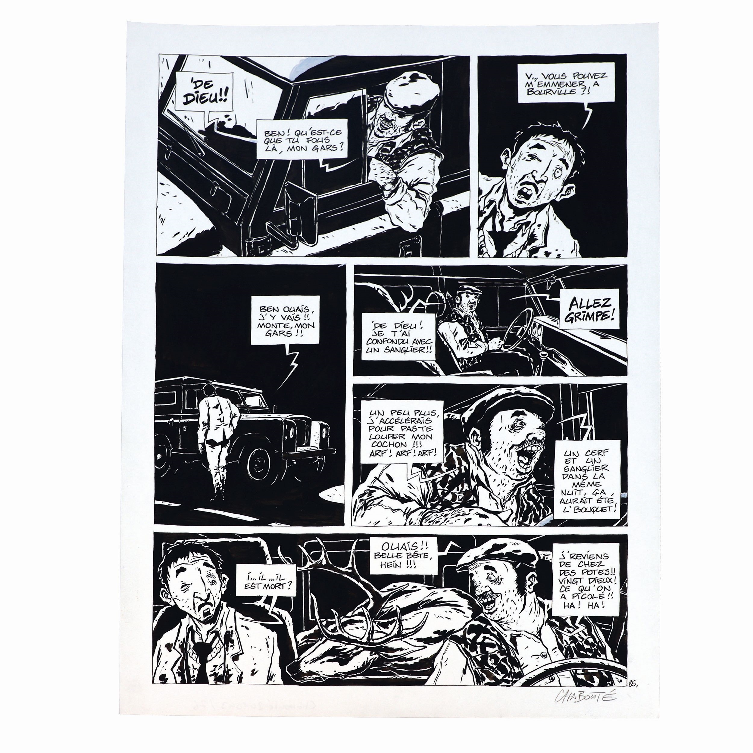 Christophe Chabouté | Pleine Lune | MutualArt