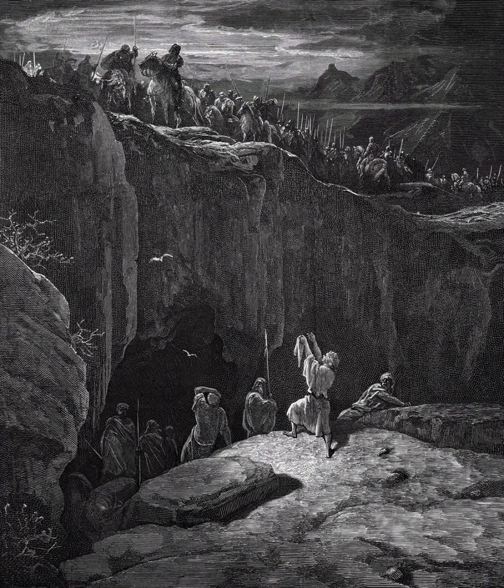 Gustave Doré | David Showing Saul that He had Spared His Life (1880 ...