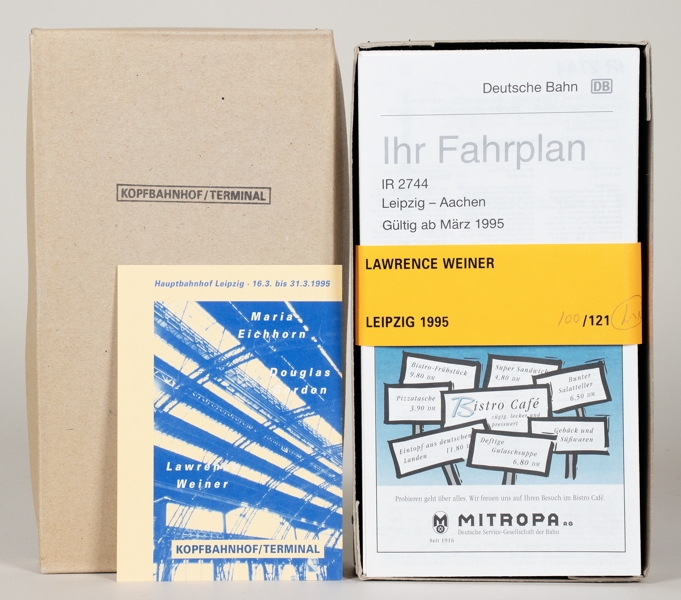 Lawrence Weiner | Kopfbahnhof/Terminal (1995) | MutualArt
