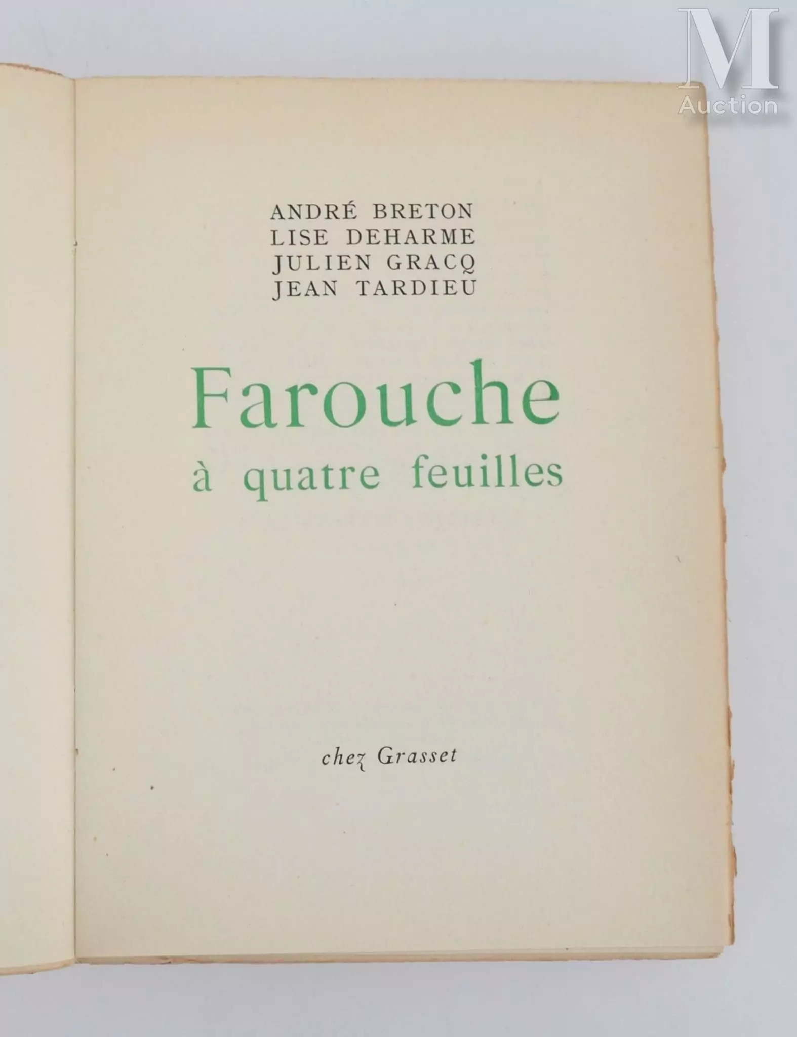 André Breton | Farouche à quatre feuilles (1954) | MutualArt