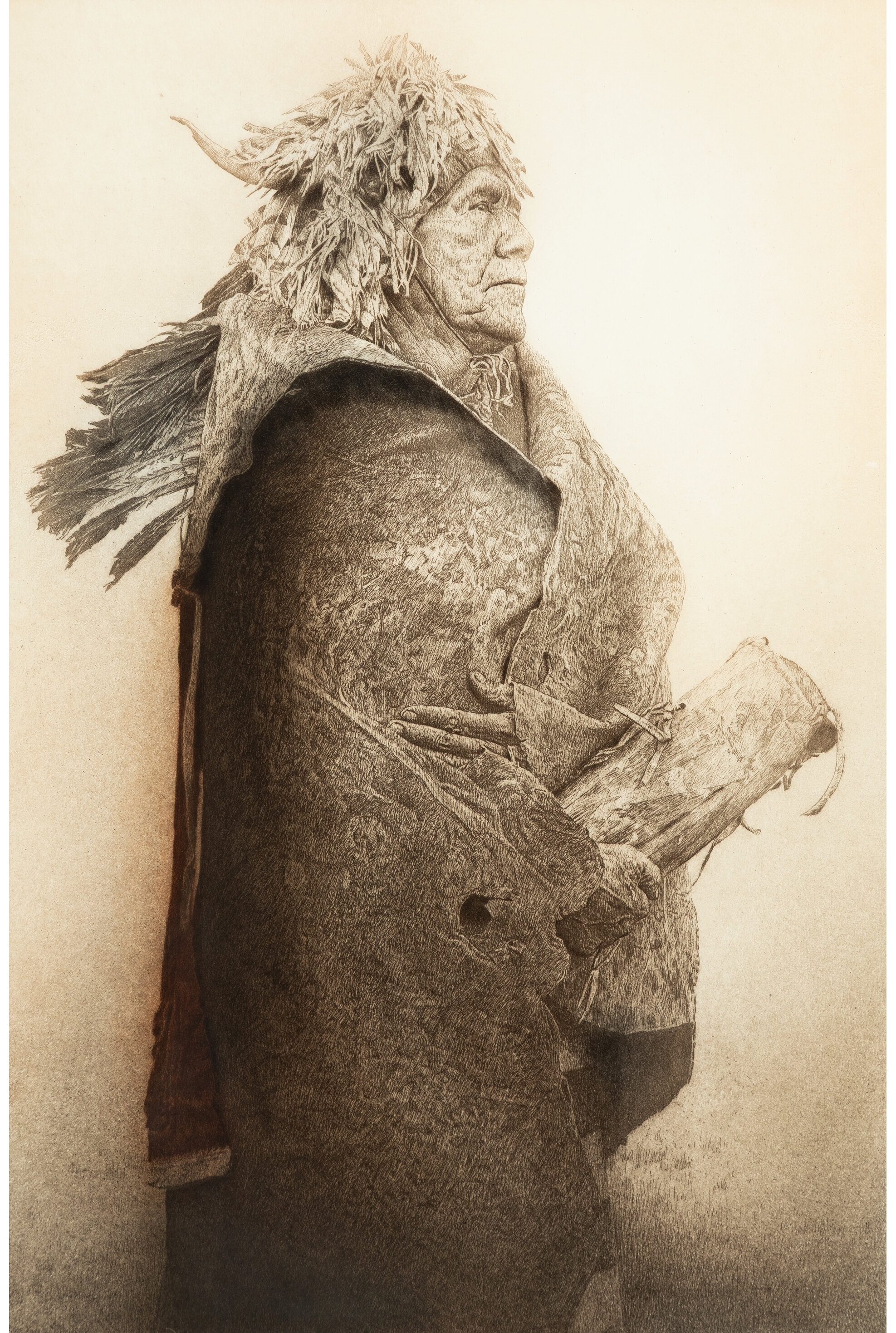 James Bama | Crow Indian Medicine Man; Mountain Man (two works) | MutualArt