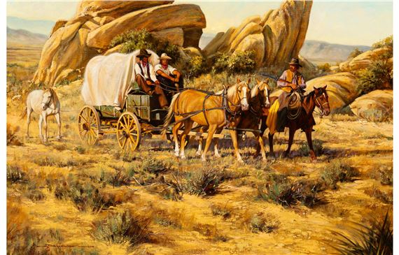 Dan Bodelson | Wagon Supply (1981) | MutualArt