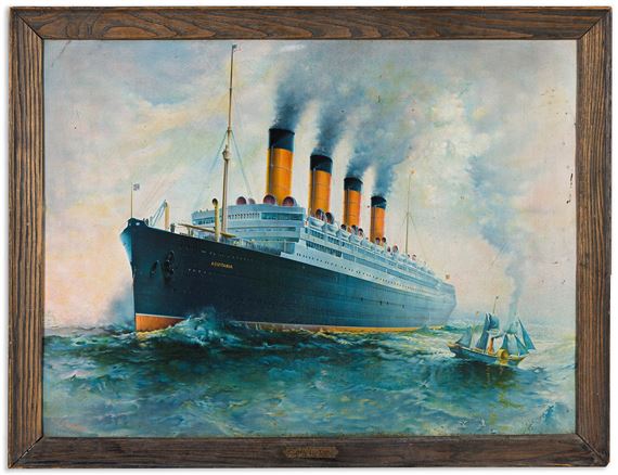 Albert F. Bishop | Cunard Line / Aquitania (Circa 1920) | MutualArt