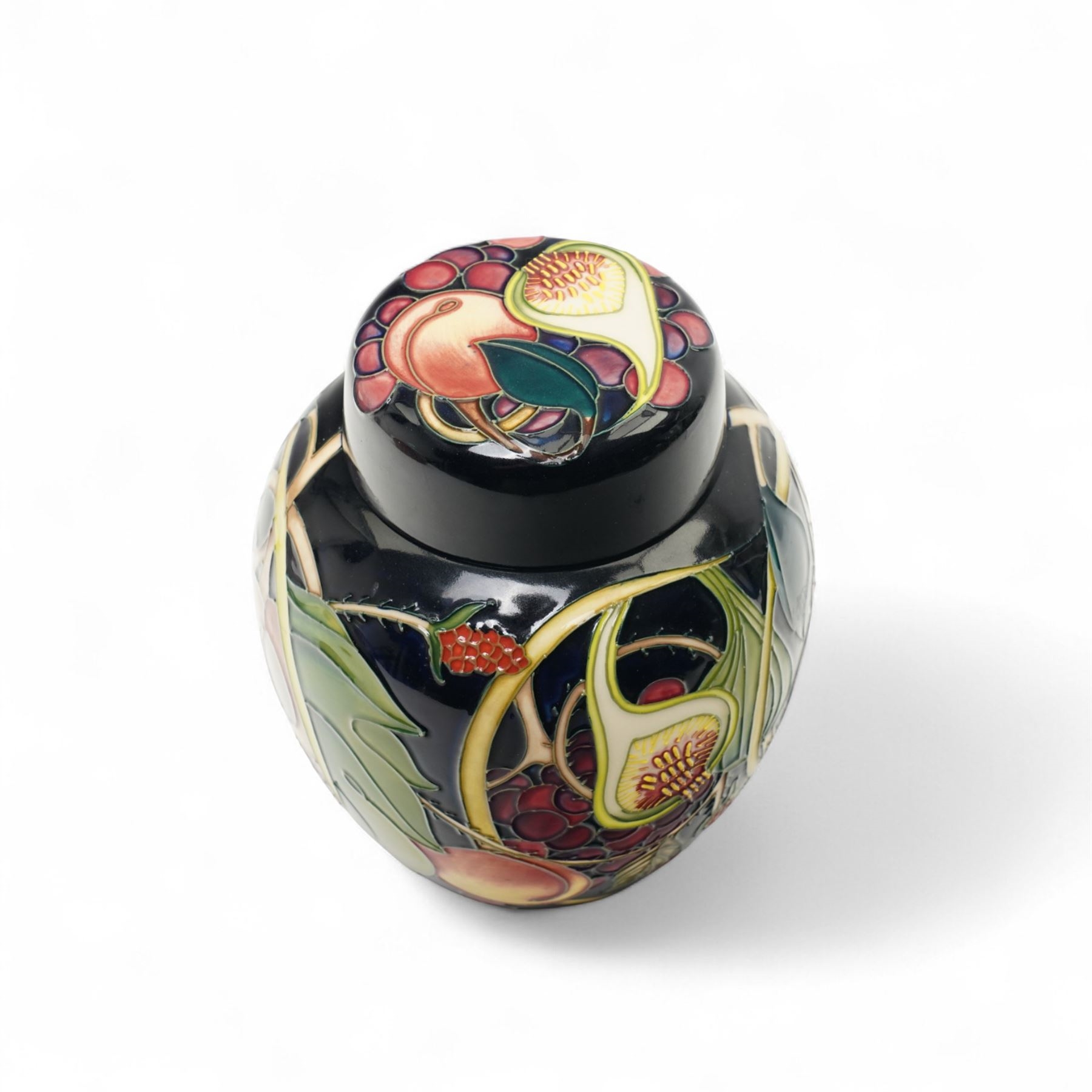 Emma Bossons | Queens Choice pattern ginger jar | MutualArt