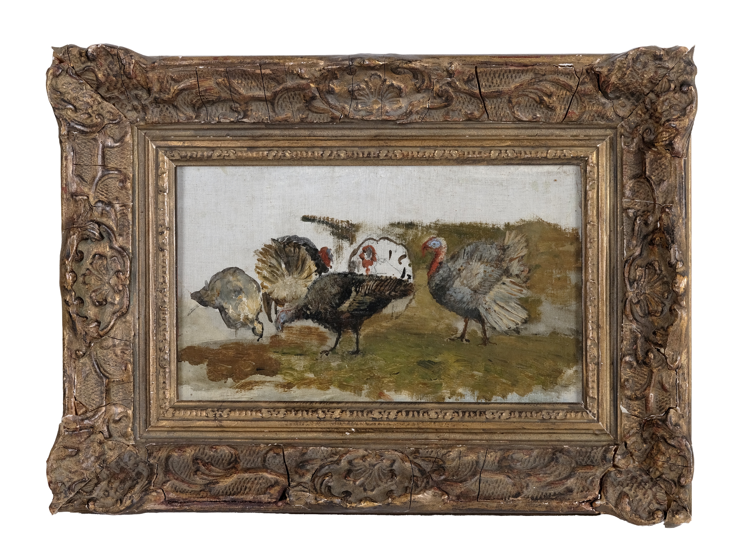 Marie Egner | Study of turkeys (Late 19th Century) | MutualArt