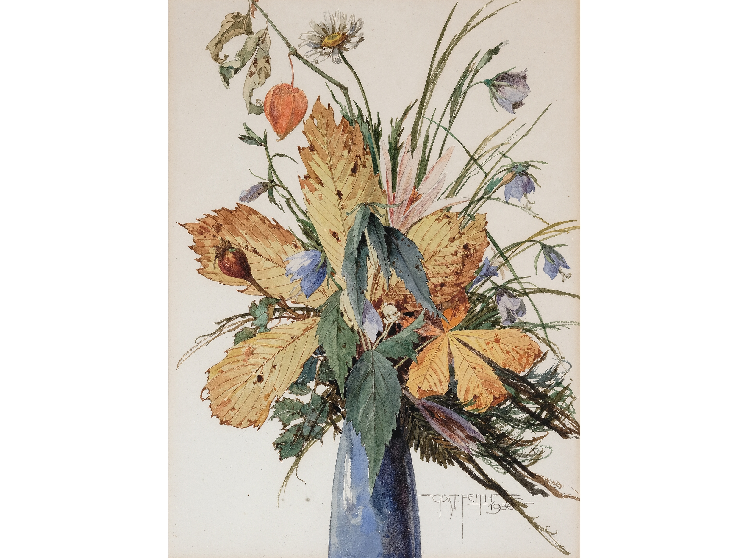 Gustav Feith | The Autumn Outing (1936) | MutualArt