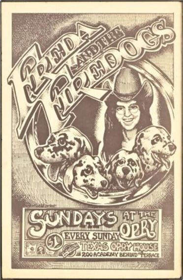 Micael Priest | Freda & The Firedogs Texas Opry House Poster | MutualArt