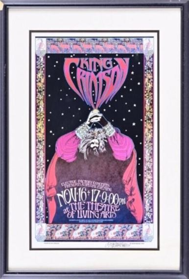 Bob Masse | King Crimson Concert Poster by Bob Masse | MutualArt