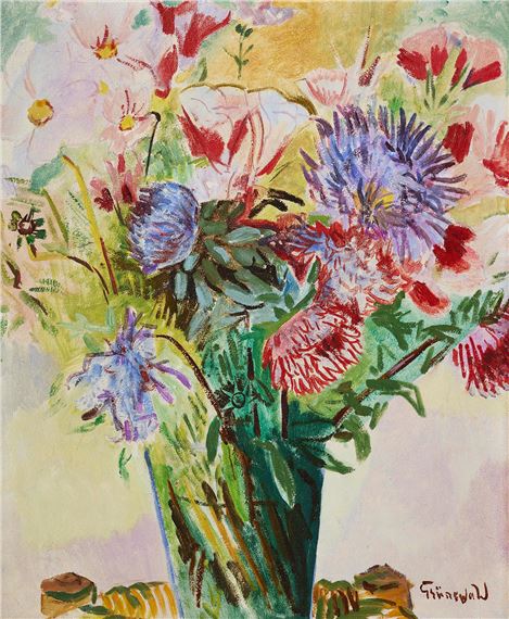 Isaac Grünewald | Flower still life | MutualArt