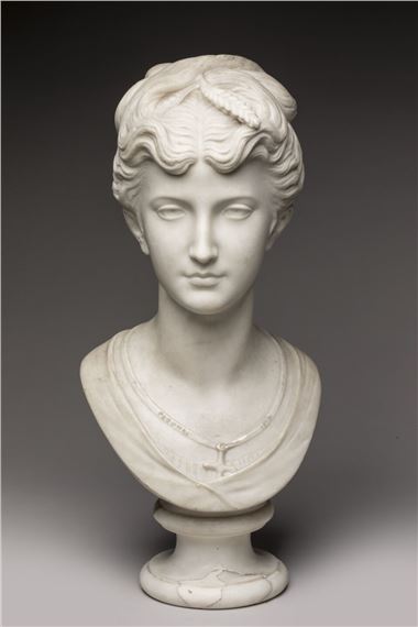 Pierre Bernard Prouha | Buste de Jeune femme en marbre blanc (1873 ...