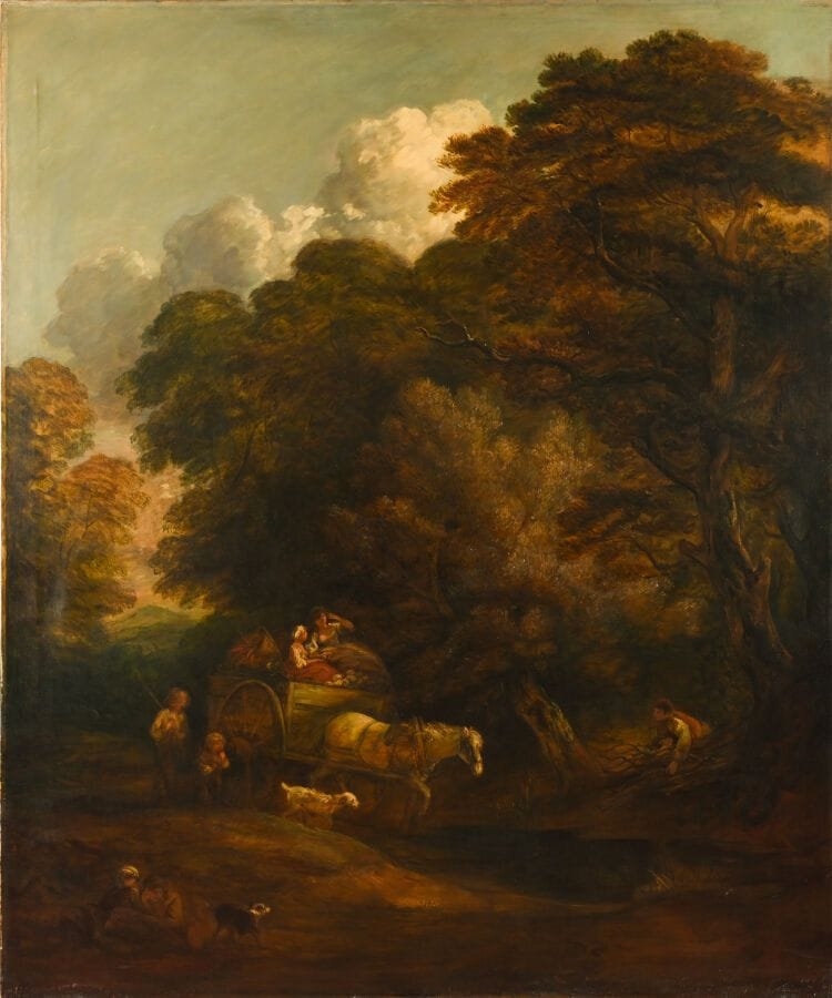 Thomas Gainsborough | The cart (Circa 1900) | MutualArt