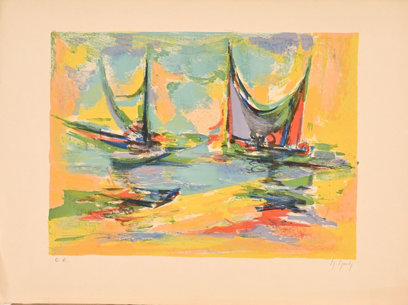 Marcel Mouly | Sailboats | MutualArt