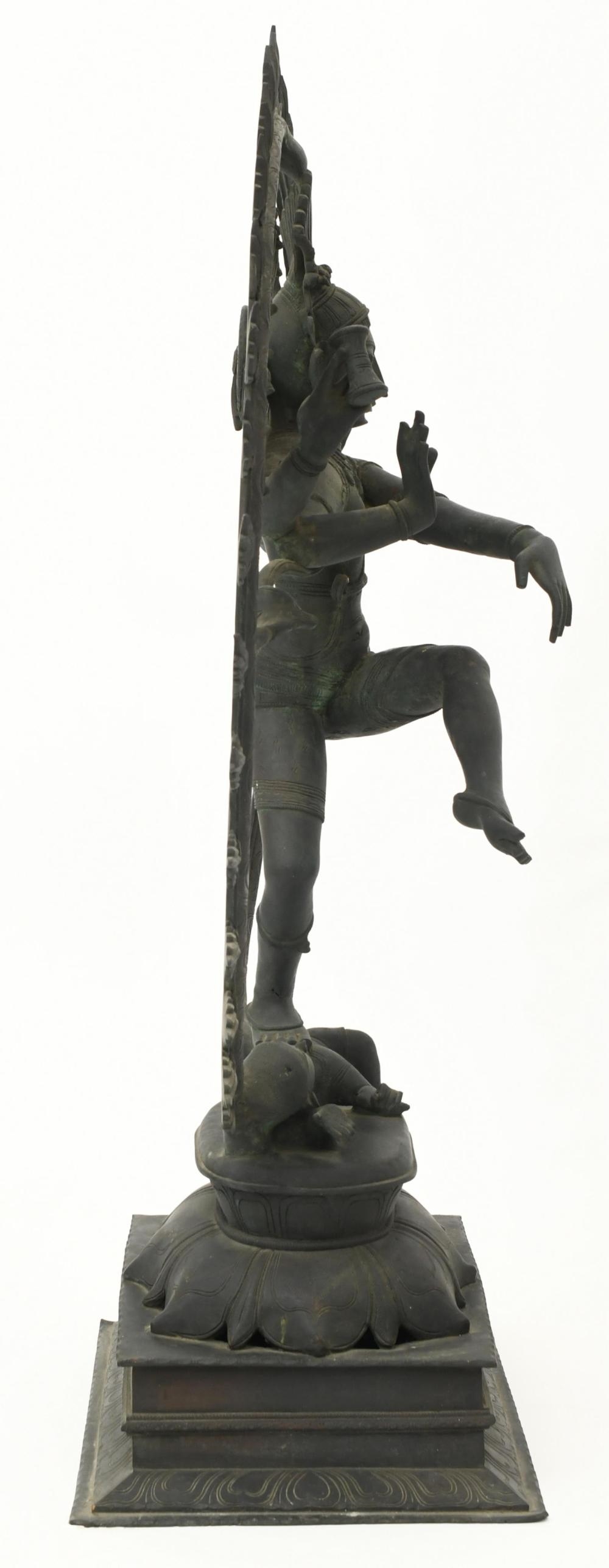 Asian School, 20th Century | A Large Asian Bronze Model of Shiva ...