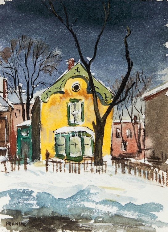Albert Jacques Franck | The Yellow House | MutualArt