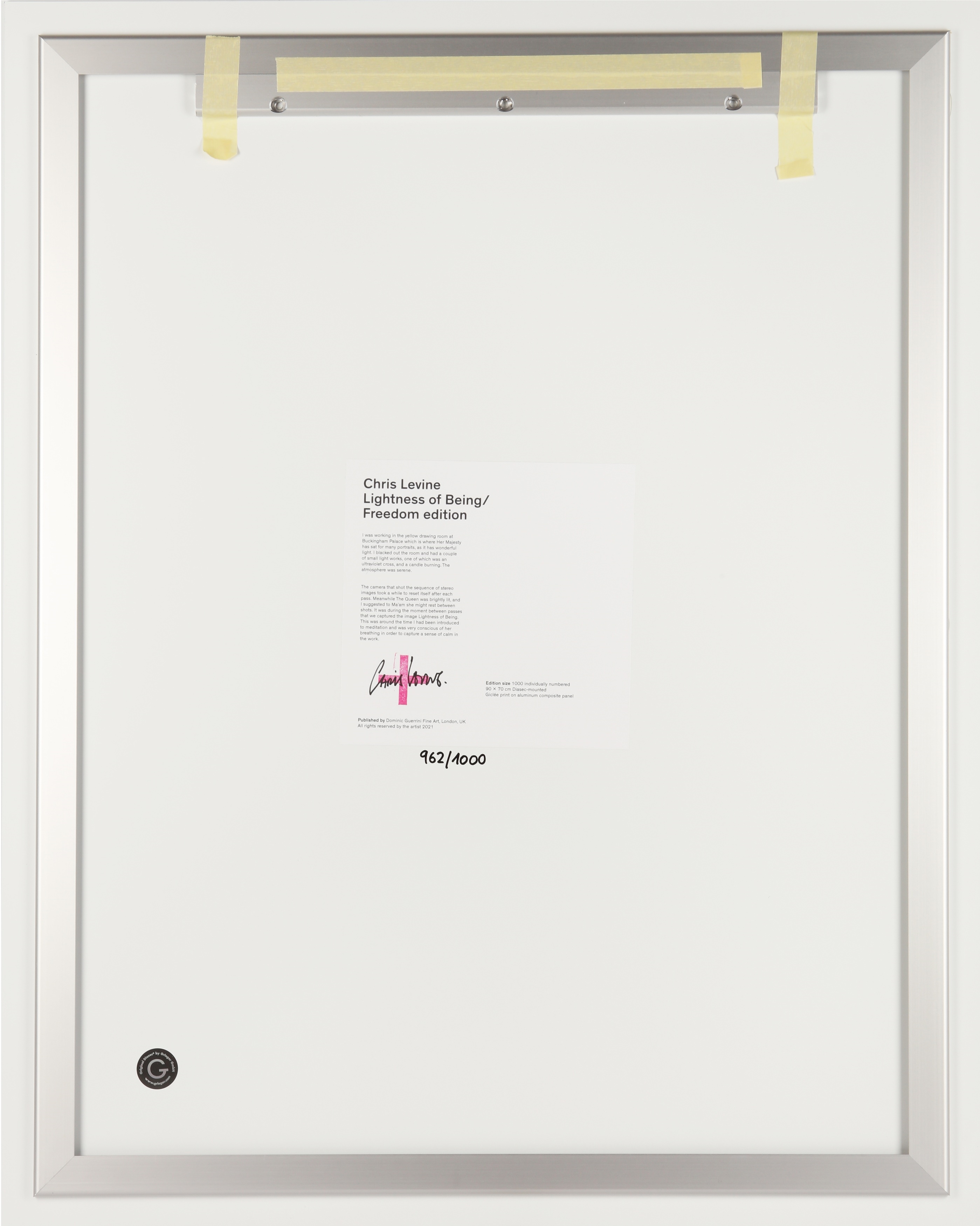 Chris Levine | Lightness of Being (2021) | MutualArt