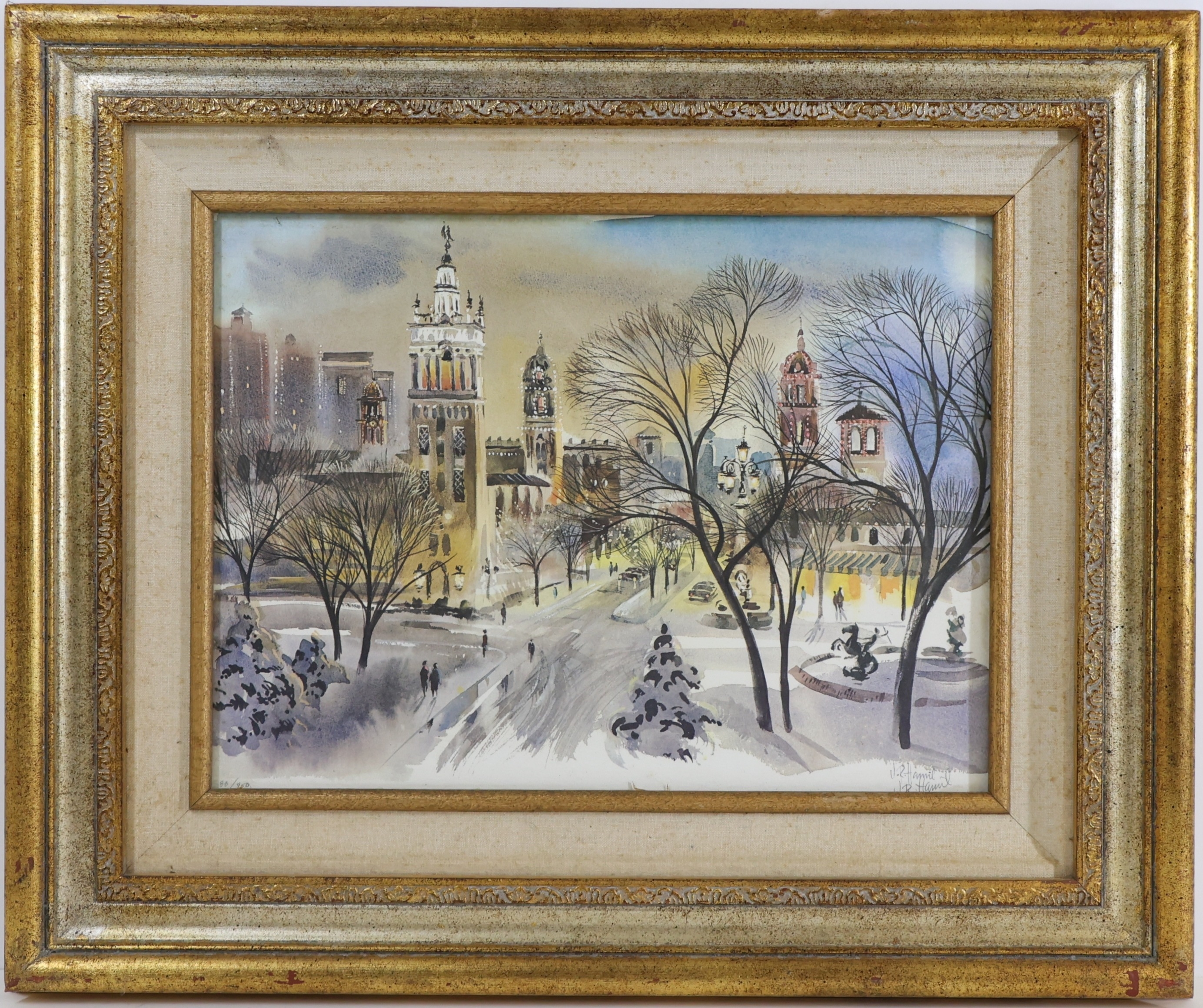 James R. Hamil | Country Club Plaza at Christmas | MutualArt