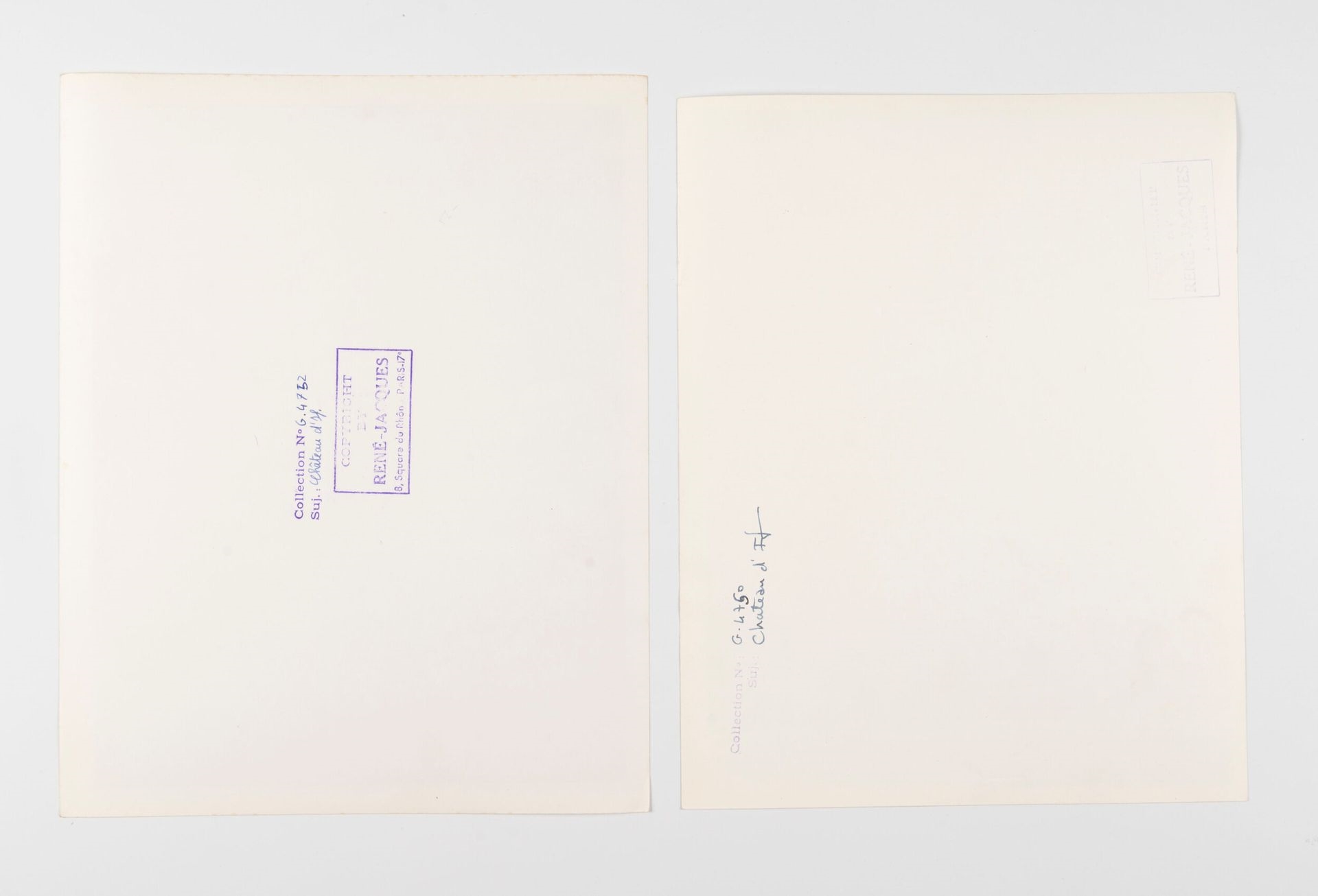 René Jacques | Two different views of the Château d'If (Circa 1950s ...