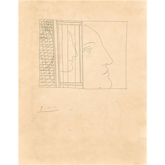 Picasso Pablo | Trois Fragments de Têtes (1931) | Compare similar ...