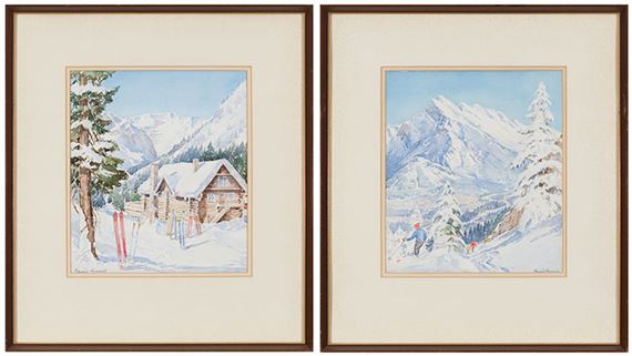 Edward Goodall | Skiing Scenes | MutualArt
