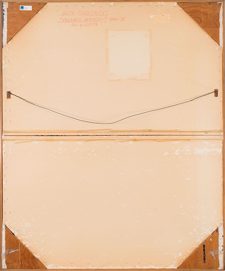 Jack Leonard Shadbolt | Islamic Memory (1964 - 1975) | MutualArt