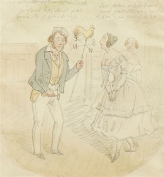 Robert Isaac Cruickshank | humorous figural scene | MutualArt